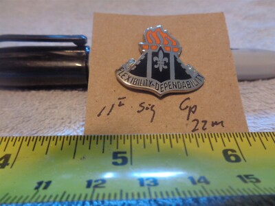 11th Signal Group 22M Unit Crest, DI, DUI (DRAW#L4) | eBay