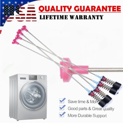 4PCS DC97-05280W Washer Suspension Rod Damper Kit For Samsung Washer ...