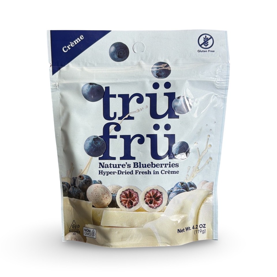 Tru Fru Chocolate & Creme Covered Real Fruit – 2 Pack (3.4 oz Each ...