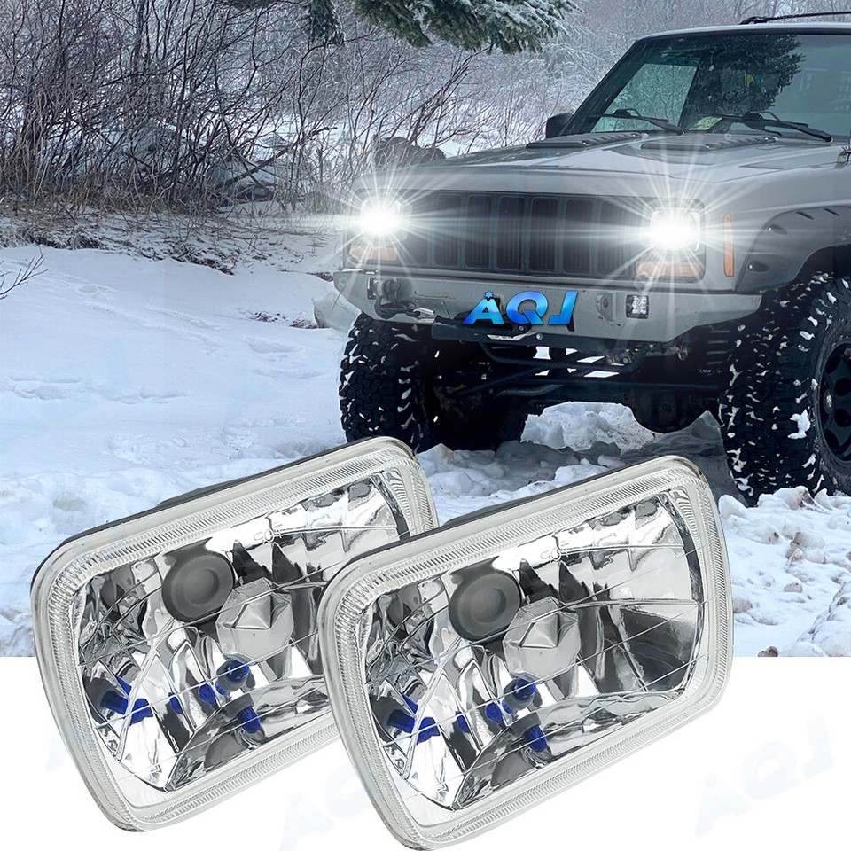 4PC 4x6 Inch LED Headlights Hi-Lo Beam Fit Chevrolet T6500 T7500 1997 ...
