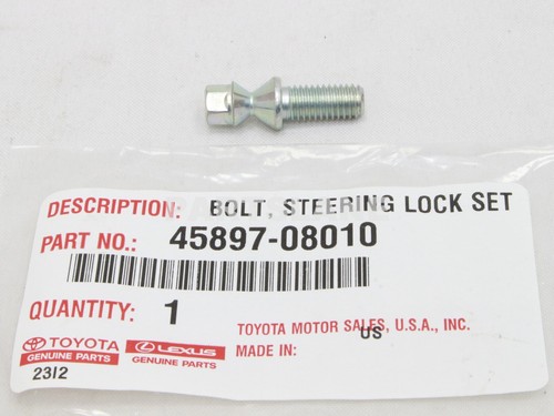 45897-08010 Toyota OEM Genuine BOLT, STEERING LOCK SET | eBay