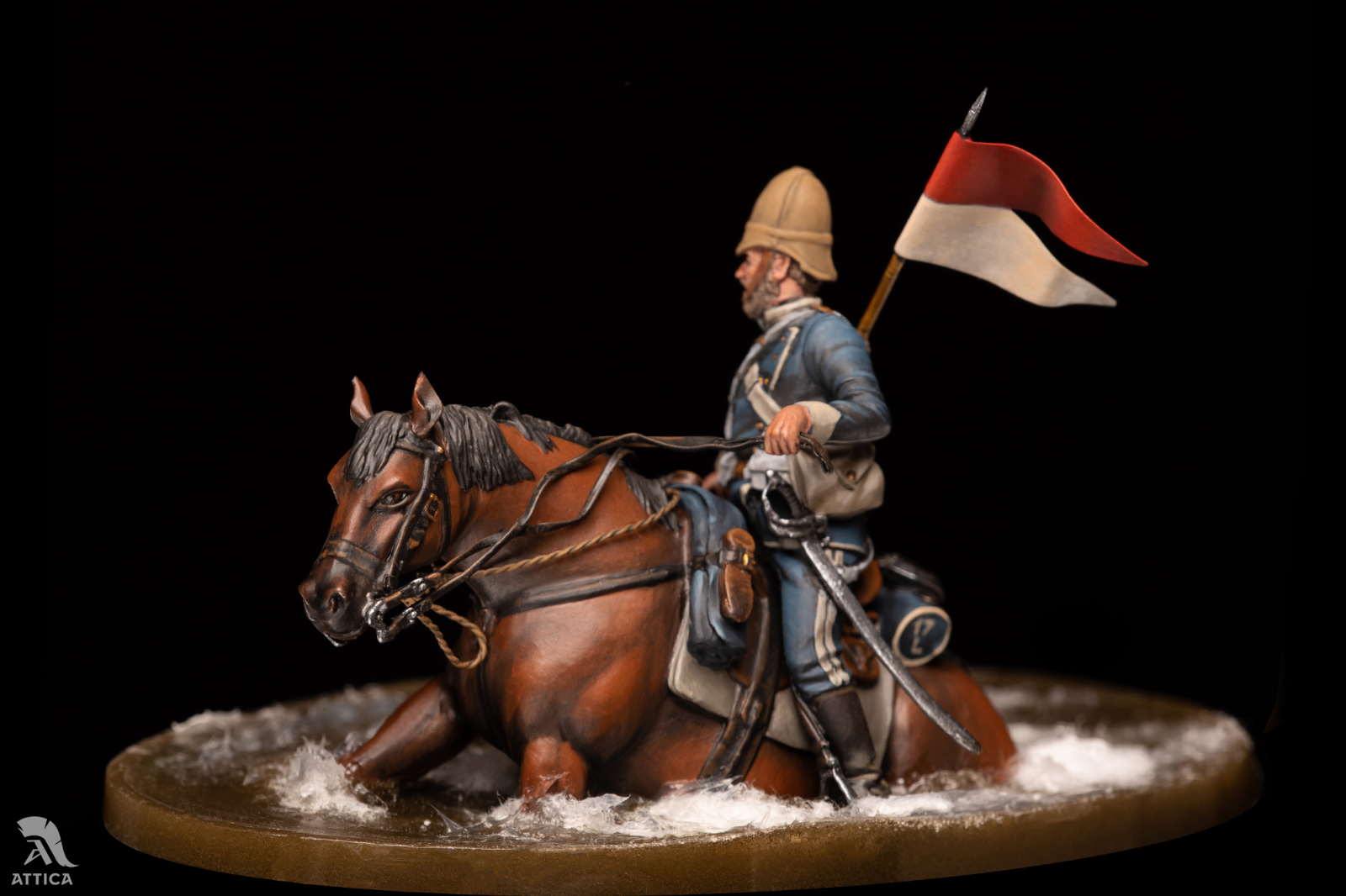 British 17th Lancers Upoko River Zulu 54mm Painted Toy Soldier Pre-Sale ...