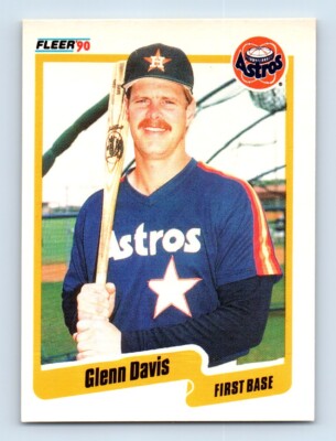 1990 Fleer Glenn Davis Houston Astros #228 | eBay