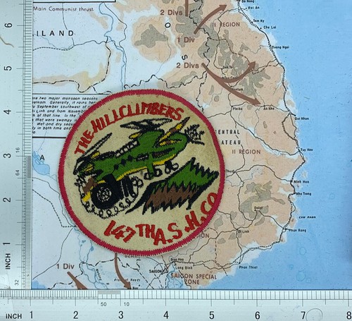 Patch , Patch US 147th Assault Support Helicopter Company HILLCLIMBERS ...