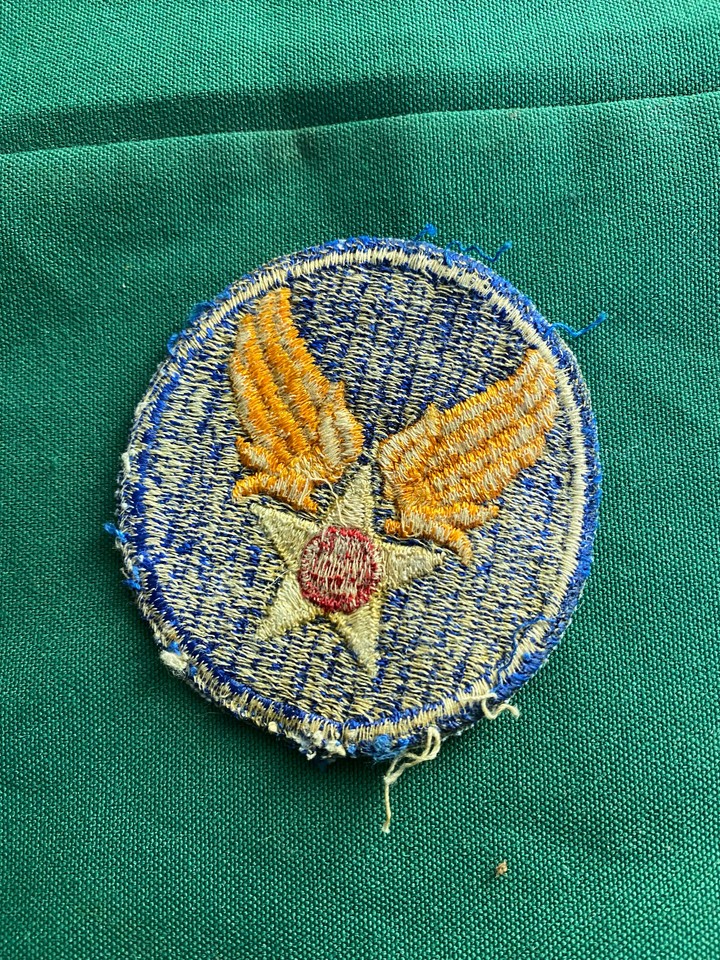 Vintage WWII Air Force Wings Star Red Dot Insignia Badge Patch! | eBay