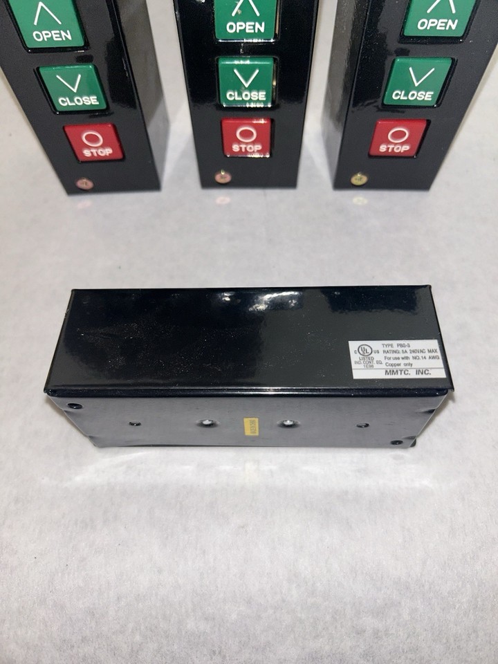 PBS-3 Commercial Garage Door Opener Push Button Wall Control Station ...