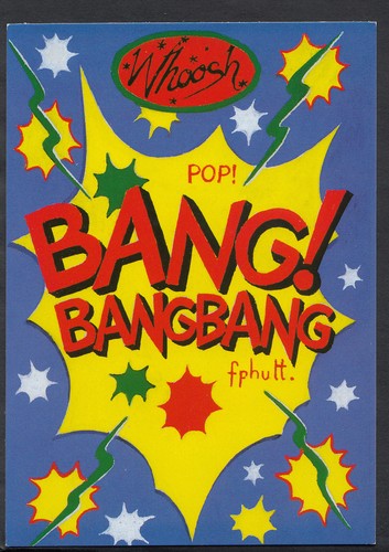 Boomerang Postcard - Brian Partridge - Celebrate Guy Fawkes Night ...