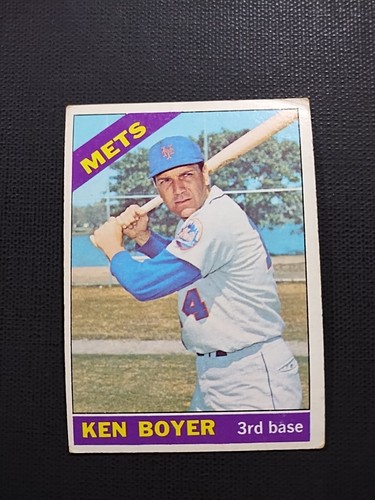 1966 Topps Ken Boyer #385 New York Mets⚾💥⚾ VG | eBay