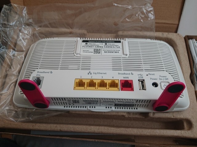 New Sagemcom Plusnet Hub One Wireless Vdsl Super Router Sagemcom