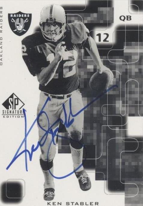 1999 SP Signature Edition Ken Stabler #KS for sale | eBay