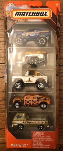 Matchbox 5 pack MBX Wild With Ford Bronco & Trailer NEW NIB | eBay