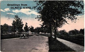1918 OLMITZ Kansas Kans Ks Postcard GREETINGS From... K101 | eBay