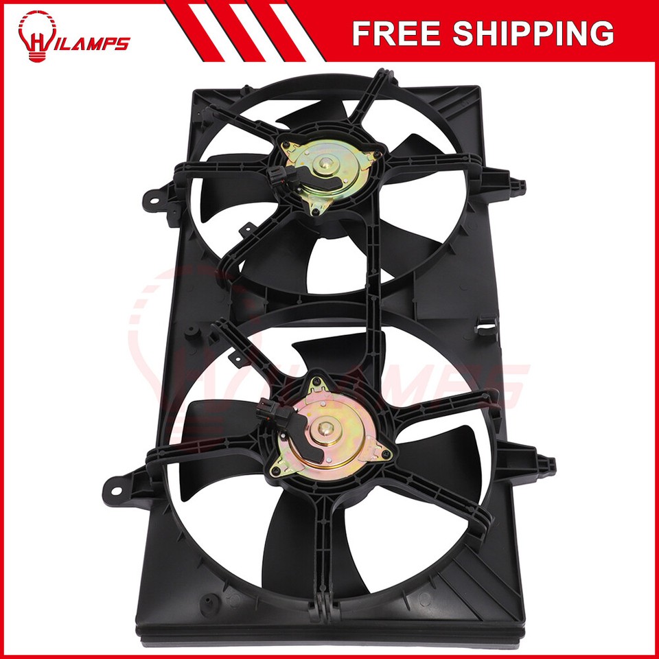 For 02-06 Nissan Altima 04-08 Maxima Radiator Condenser Cooling Fan ...