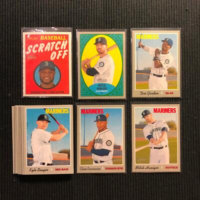 2019 TOPPS HERITAGE SEATTLE MARINERS SP MASTER TEAM SET 16 CARDS | eBay