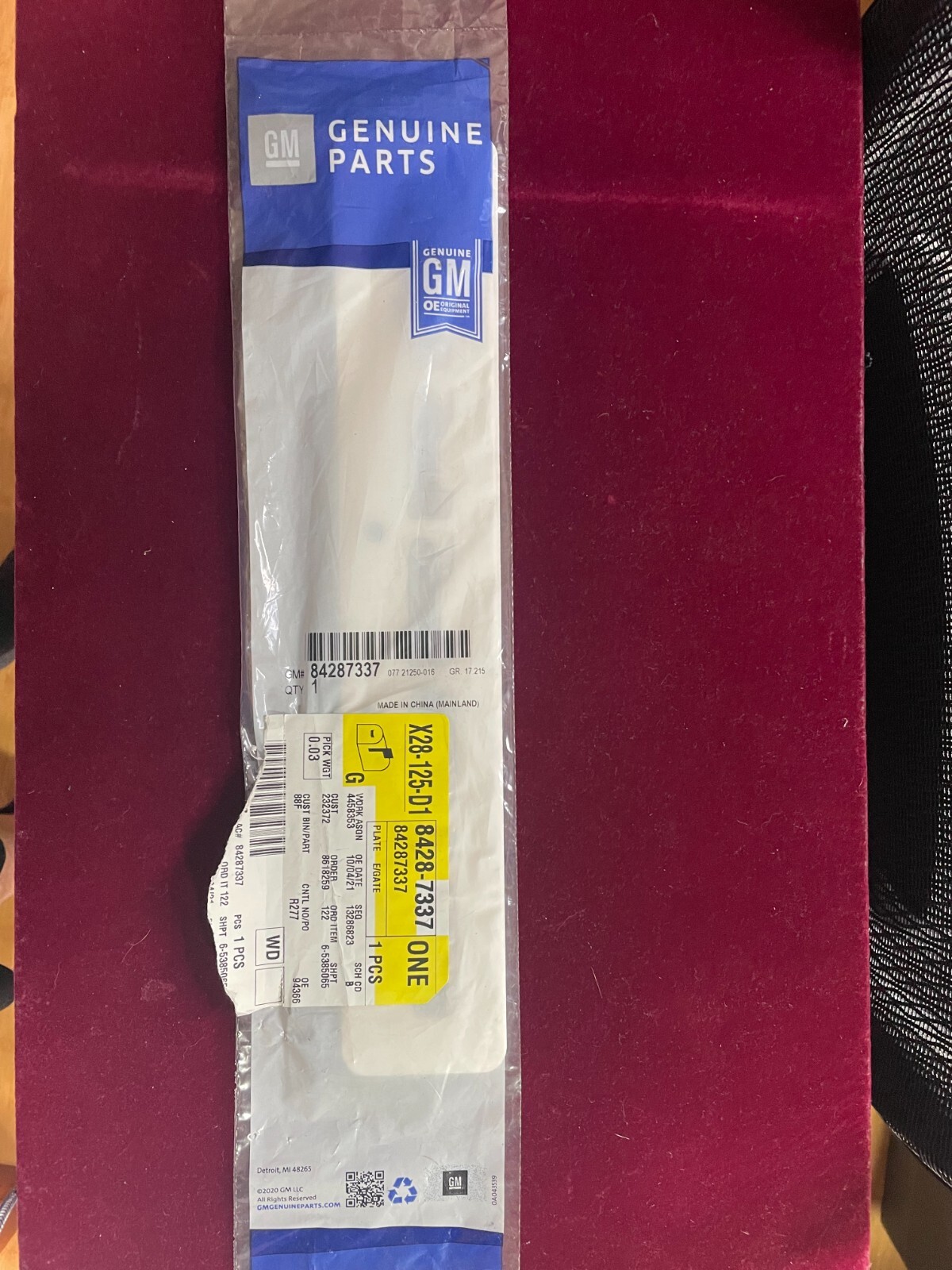 ORIGINAL GM # 84287337 GMC SIERRA Emblem Badge fit Door & Tailgate NOT ...