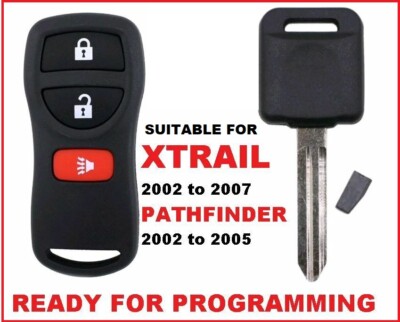 4D-60 Nissan Remote control + Nissan Transponder Car Key Xtrail or ...