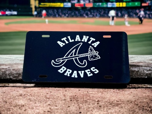 Atlanta Braves!! Laser Engraved Aluminum Front License Plate!! | eBay