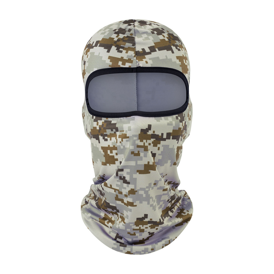 Tactical Camo Balaclava Full Face Mask UV Protection Hood Mask for Men ...
