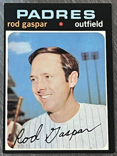1971 Topps #383 ROD GASPAR ⚾ San Diego Padres ⚾ FREE SHIPPING ⚾ | eBay
