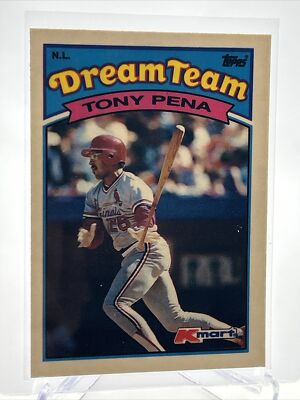1989 Topps Kmart Dream Team Tony Pena Baseball Card #30 Mint FREE ...
