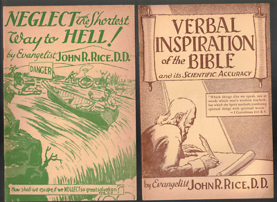 Verbal Inspiration of the Bible & Neglect the Shortest Way to Hell John ...