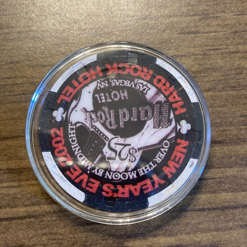 $25 hard rock Red Hot Chili Peppers casino chip las vegas super rare ...