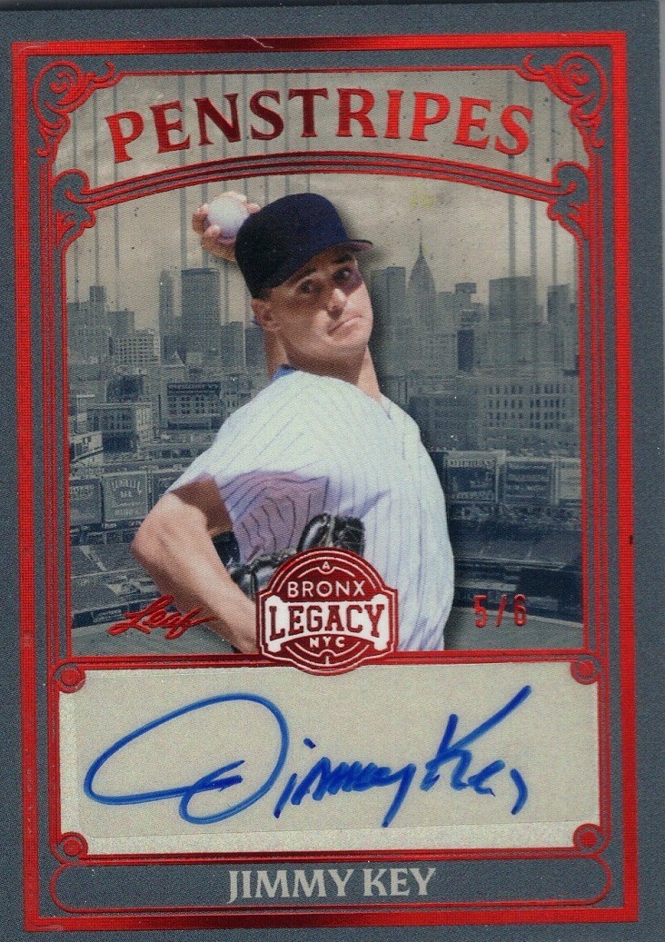 2025 Leaf a Bronx Legacy - Penstripes Jimmy Key #P-JK2 Spectrum Red ...
