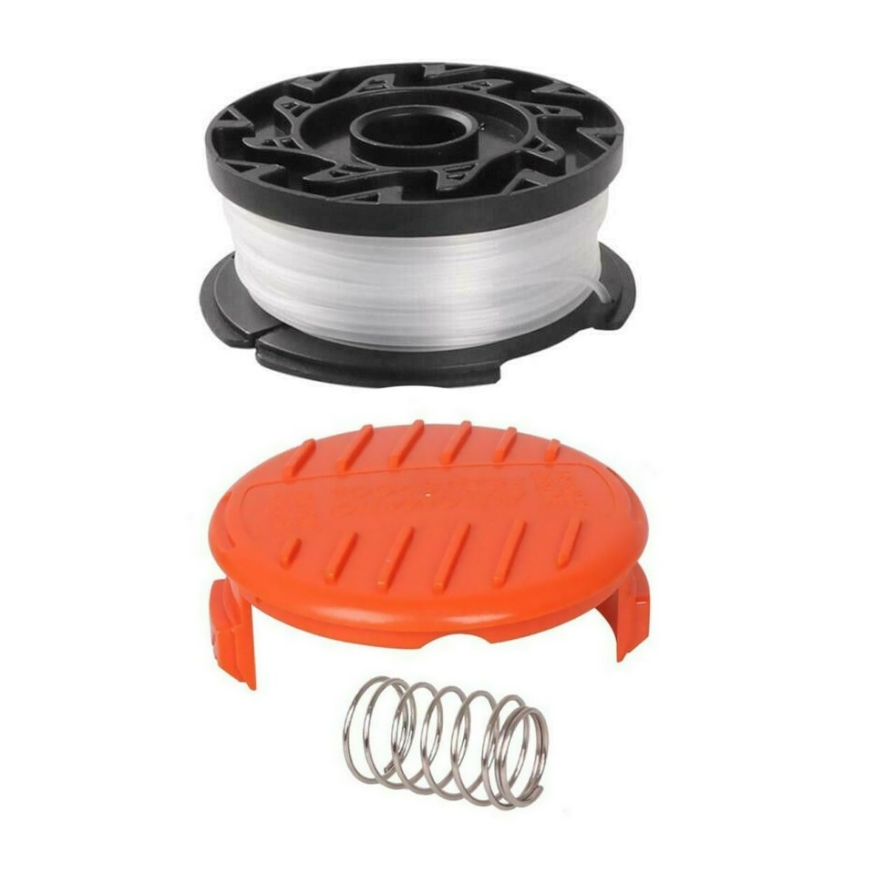Cover Cap+Spool Line+Spool Spring Top For Black & Decker String Trimmer ...
