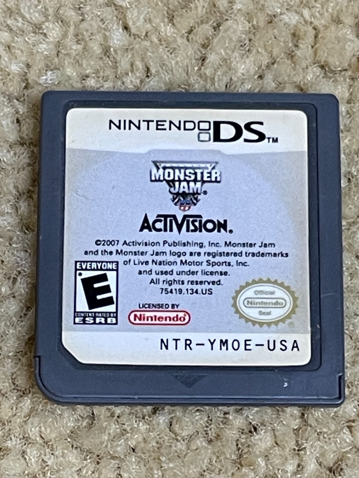 Activision Monster Jam Path Of Destruction - Nintendo DS Game Cartridge ...