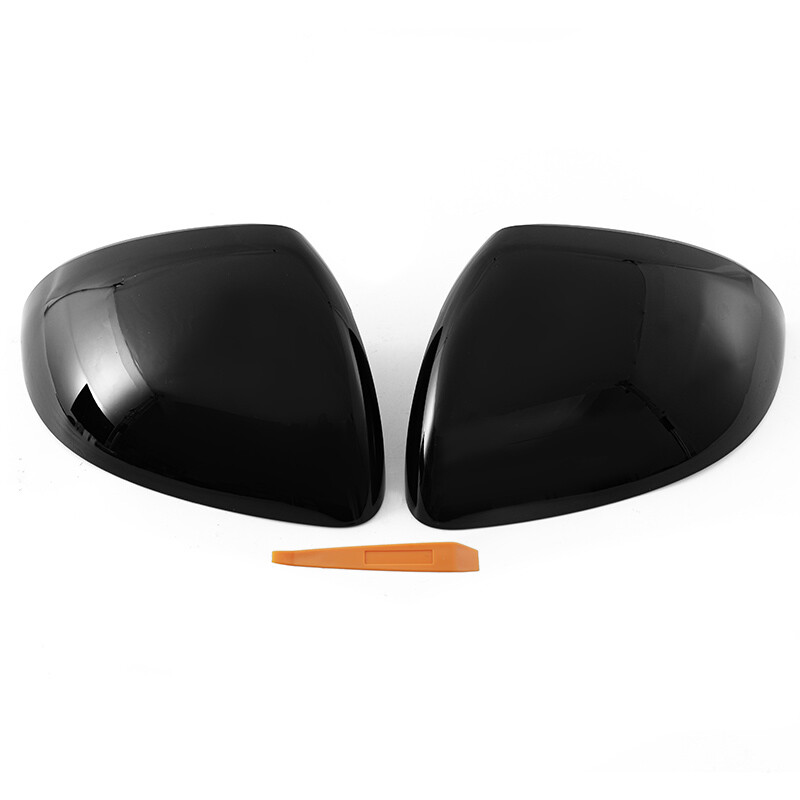 Gloss Black Rearview Side Mirror Covers Cap For Benz C-Class W206 2022 ...