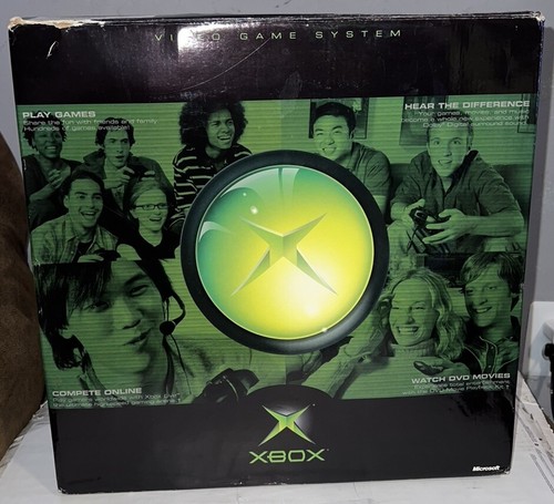 Microsoft Xbox Original EMPTY Console BOX Authentic Vintage OEM RARE NO ...