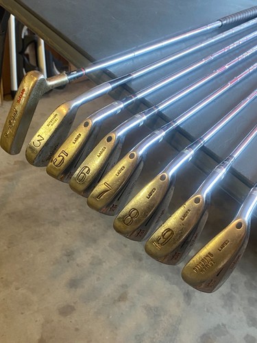 Vintage Wilson Golf Clubs X31 Iron Set 5-PW + 3 IRON + PUTTER LADIES ...