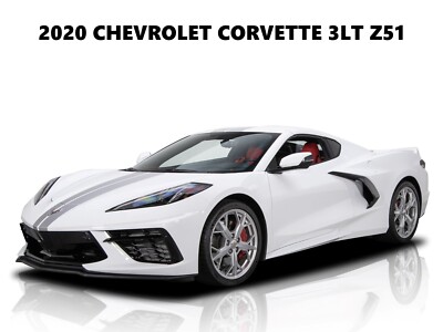 2020 Chevrolet Corvette 3LT Z51 NEW Metal Sign: White C8 Mid Engine ...