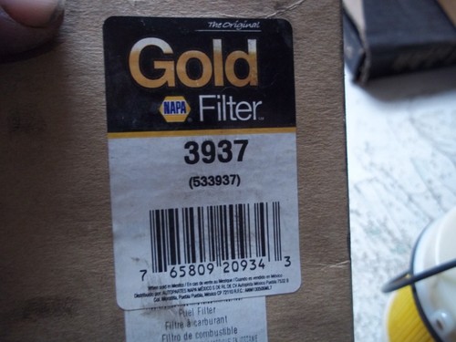 NAPA Fuel Filter 3937 CROSS WITH Wix 33937 | eBay