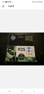HP 935 3 Color Ink Cartridges Cyan Magenta Yellow 889894153647 | eBay
