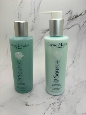 Lot x 2 Crabtree & Evelyn LA SOURCE Body Lotion & Wash 8.5oz | eBay