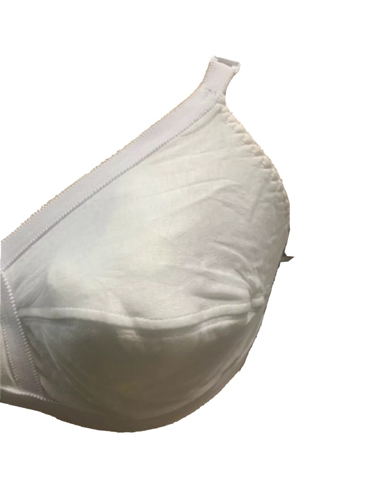 New Cotton Knit Full Coverage Wireless Bra Adjustable Straps Soft ...