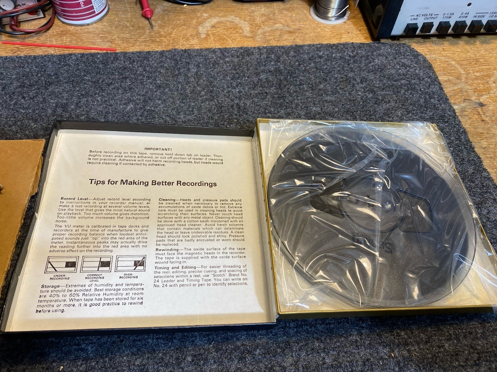 10-7”Reel to Reel Preowned Recording Tape 1/4” | eBay