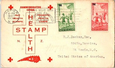 New Zealand Scott B14-B15 Typewritten Address. | eBay