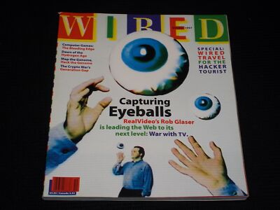 1997 OCTOBER WIRED MAGAZINE - CAPTURING EYEBALLS NICE FRONT COVER - L ...