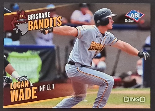 2013/2014 ABL BASEBALL TRADING CARD #50 LOGAN WADE BRISBANE BANDITS ...