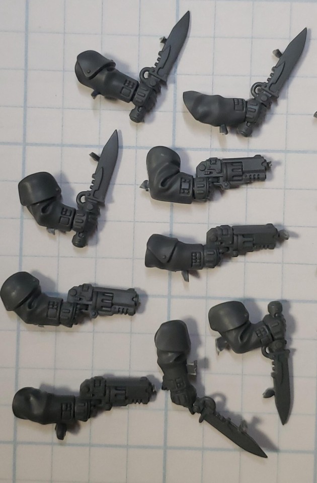 40k Leagues of Votann Bits Hernkyn Yaegir Plasma Knife Bolt Revolver x9 ...