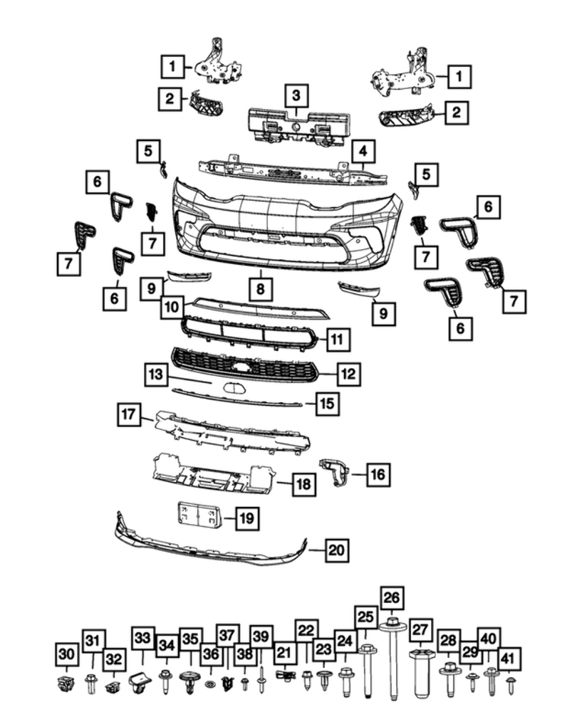 Genuine Mopar Fog Lamp Bezel Left 68460455AB for sale online | eBay