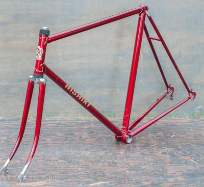 Vintage Nishiki International RoadBike FRAME FORK SingleSpeed Gravel ...