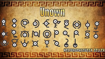 Trade Unown Pokemon ( All Unown) - Pokémon Go | eBay