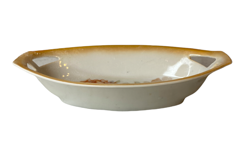 VTG Lusterware RELISH / TRINKET DISH Celebrate Germany Floral Center ...