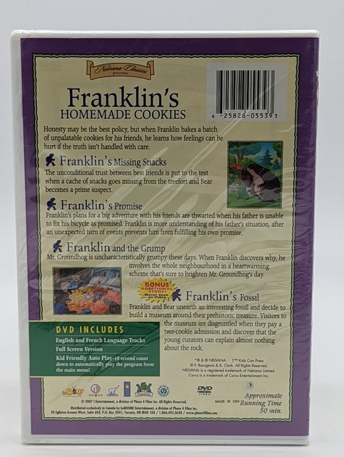 Franklin: Franklins Homemade Cookies (DVD, 2006, Canadian) for sale ...