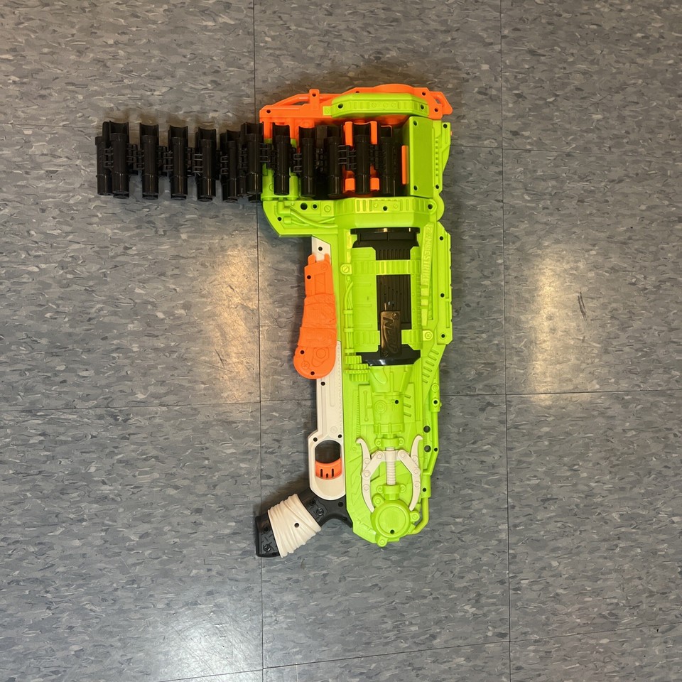 Nerf Zombie Strike Ripchain Dart Gun - Combat Blaster - No darts | eBay