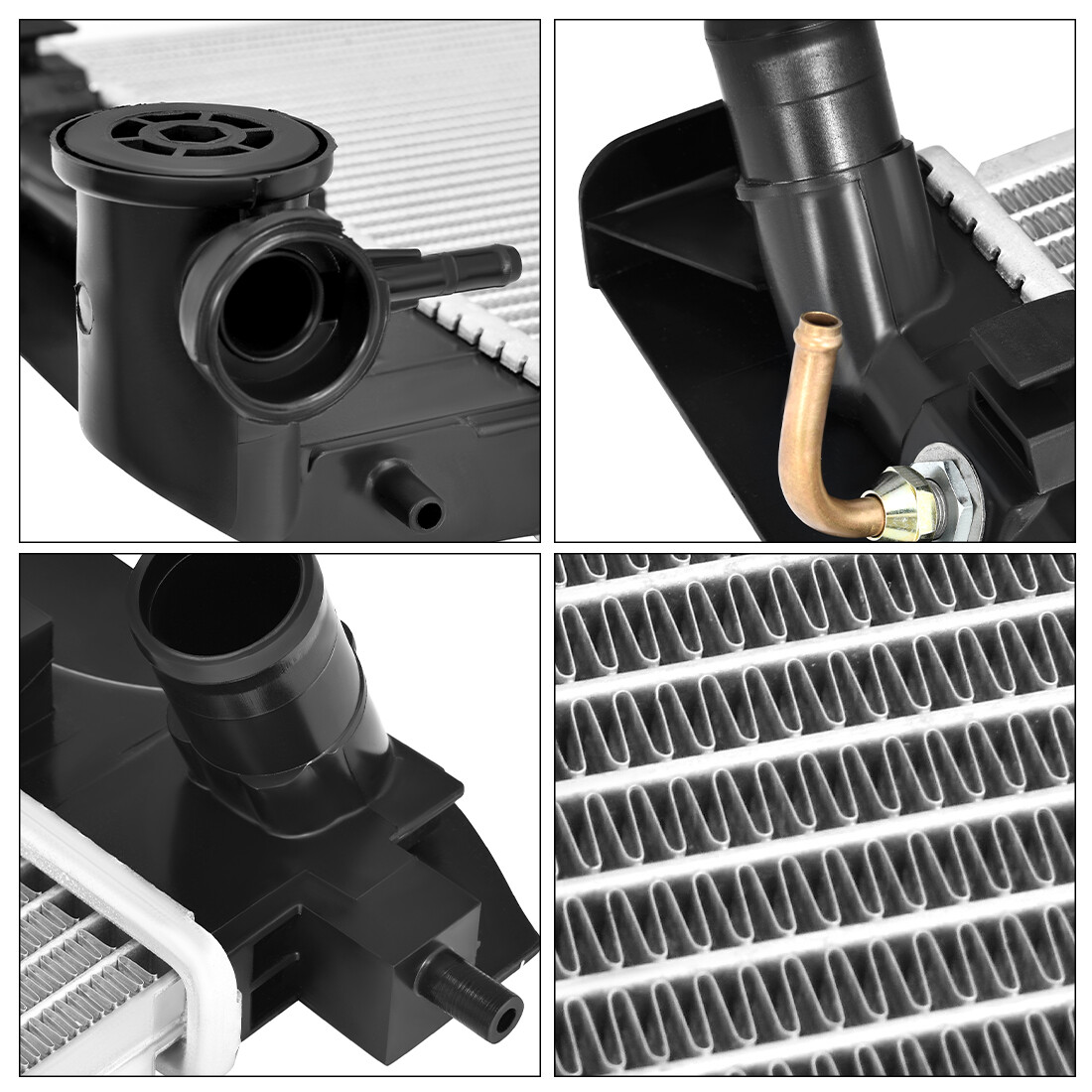 2428 Radiator for 2003-2008 Toyota Corolla Matrix Pontiac Vibe Base CE ...