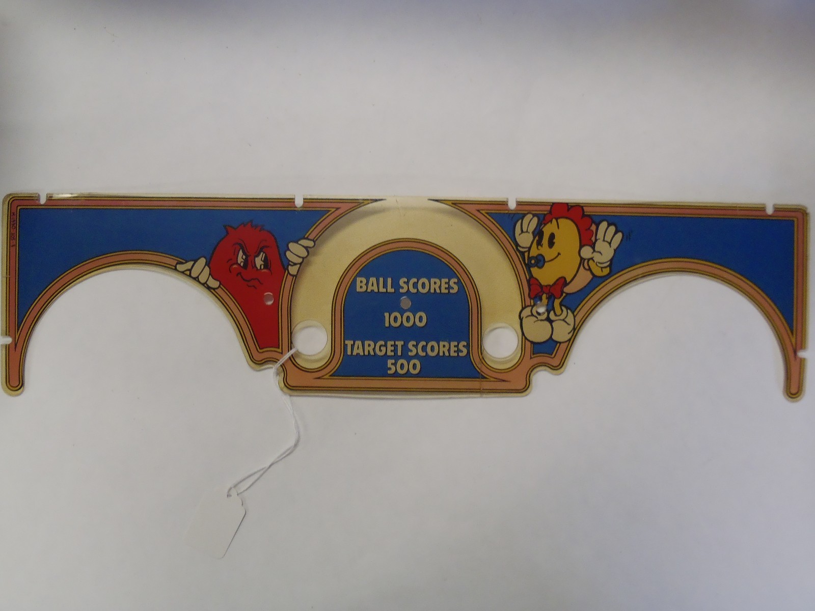 BABY PAC MAN PINBALL MACHINE VIDEO GAME LARGE UPPER PLAYFIELD PLASTIC ...